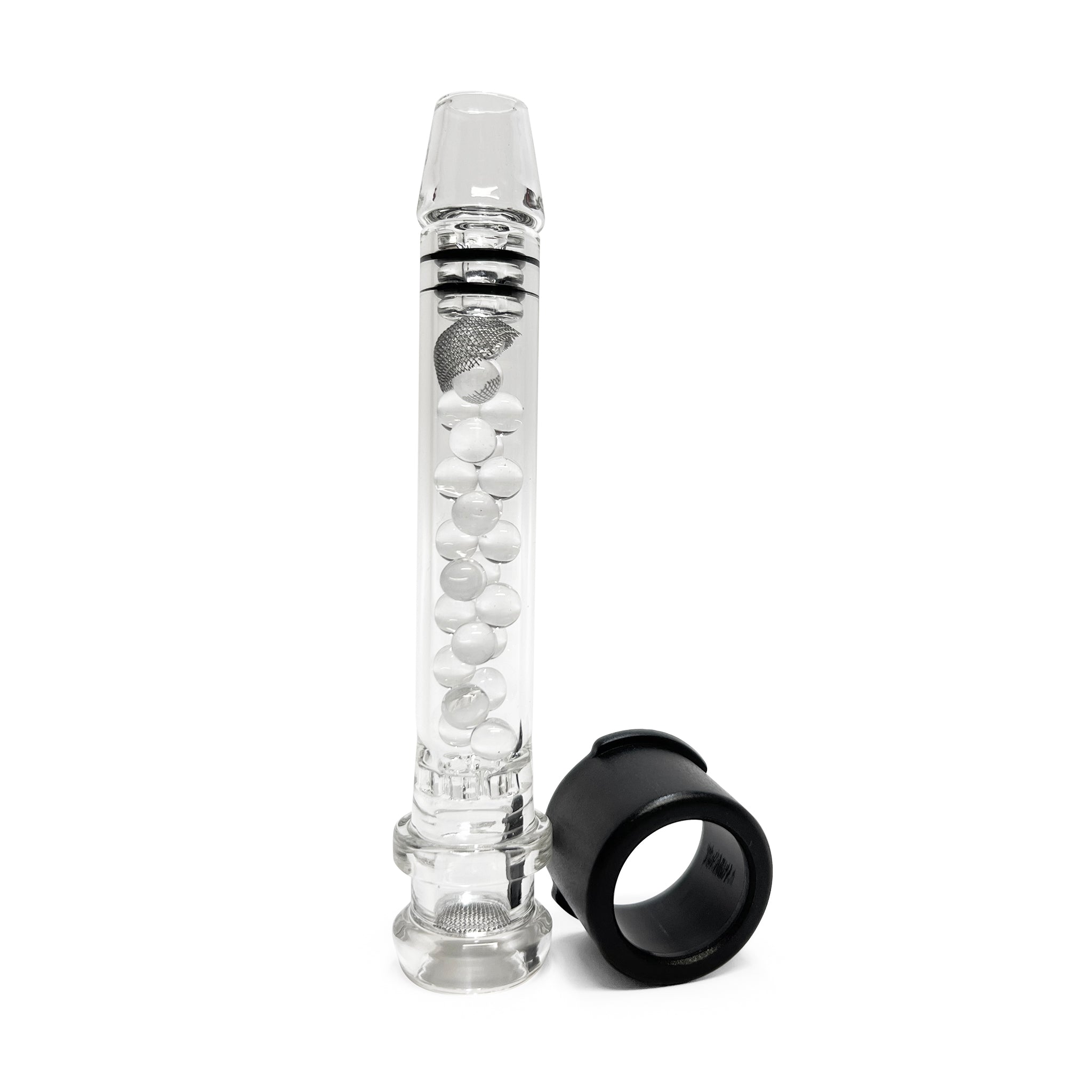 GLASS COOLING PIPE WITH GLASS BEADS - VENTY